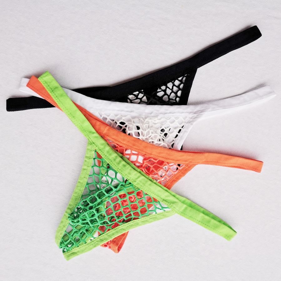 Sexy Underwear Thong See Through Mesh Men's Underwear Mens Sexy ...