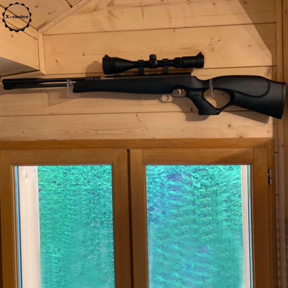 Acrylic Rifle Holder Musket Brackets Rifle Wall Mount Display Gun ...