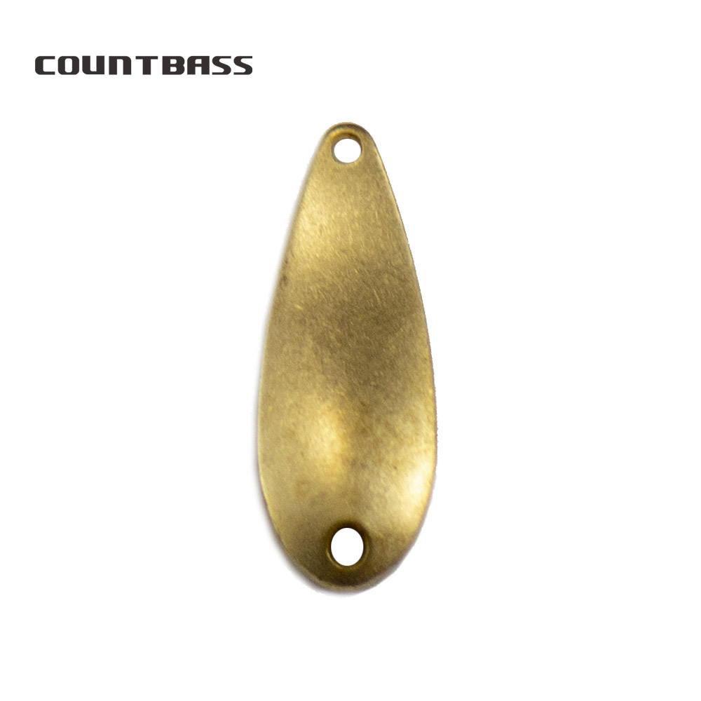 50pcs Brass Salmon Fishing Spoon Blanks SP014 2.4g 4g , Bass Pike Lure ...