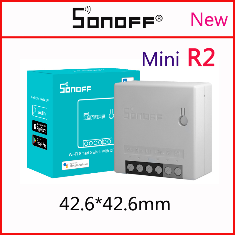 Sonoff mini R2 Smart Wifi Switch Home DIY Small Two Way Light Switches ...
