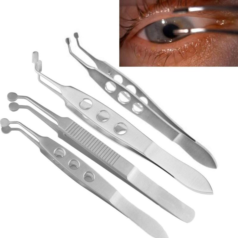 Oftálmico pinzas pinza de Metal Palpebral glándula masaje de Meibomio ...